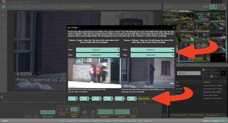 Main | Investigation Video Editor